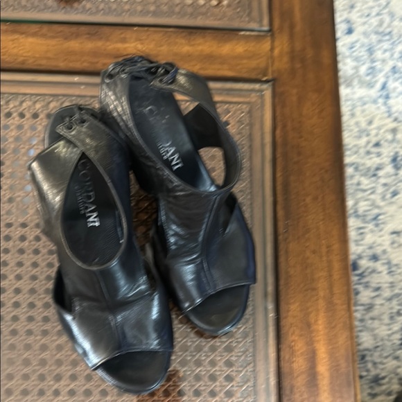 Cordani | Shoes | Cordani Black Wedge Womens Shoes Size 37 | Poshmark
